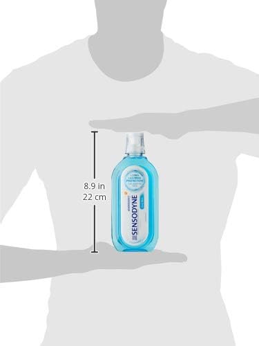 Sensodyne Mouthwash for Sensitive Teeth, Alcohol Free Mouth Wash, Cool ...