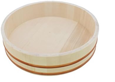 BambooMN 15.3 Hangiri Oke Sushi Rice Cooling Bowl/Tub, 1 Piece - Jumbo ...