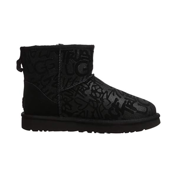 UGG Women's Classic Mini Sparkle Graffiti Boot | Pretty Boots and Shoes