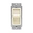 Leviton 6631-LW SureSlide 600W Incandescent Slide Dimmer, Single-Pole ...