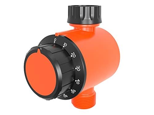 Water Timer for Hose Faucet, Single Outlet Automatic Shut Off Sprinkler ...