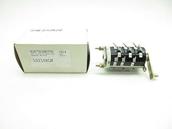 ELECTROSWITCH 102108LN SERIES 102 AUXILIARY ROTARY SWITCH 10A 240V-AC ...