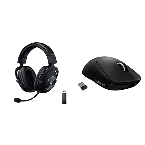 Logitech G PRO X Wireless Lightspeed Gaming Headset & PRO X Superlight ...