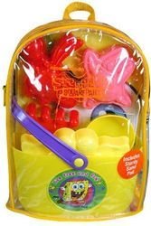 Buy Nickelodeon Spongebob Beach Toy Set in a Clear Backpack Includes ...