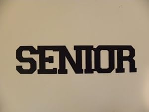 Amazon.com: Senior Word Athletic Varsity Font Metal Wall Sign: Home ...