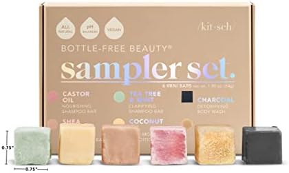 (Shampoo, Conditioner, & Body Wash Bars Sampler) - Kitsch Shampoo ...