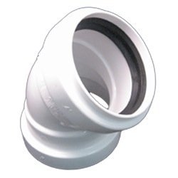4" Elbow 45 Degree Gasketed Sewer & Drain Sewer & Drain SDR 35 PVC - Pipe Fittings - Amazon.com