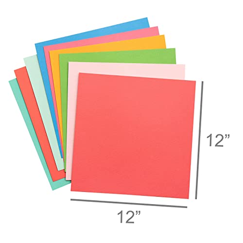 Cardstock 12x12 Variety Pack, 60 Sheets | 80lb Premium Textured ...