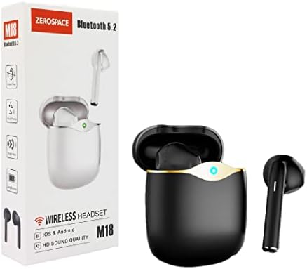 ZEROSPACE Wireless Bluetooth Headset Version 5.2 (Black) price in Saudi ...