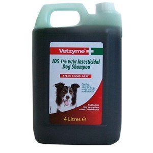 Vetzyme JDS Insecticidal Dog Shampoo 4L: Amazon.co.uk: Pet Supplies