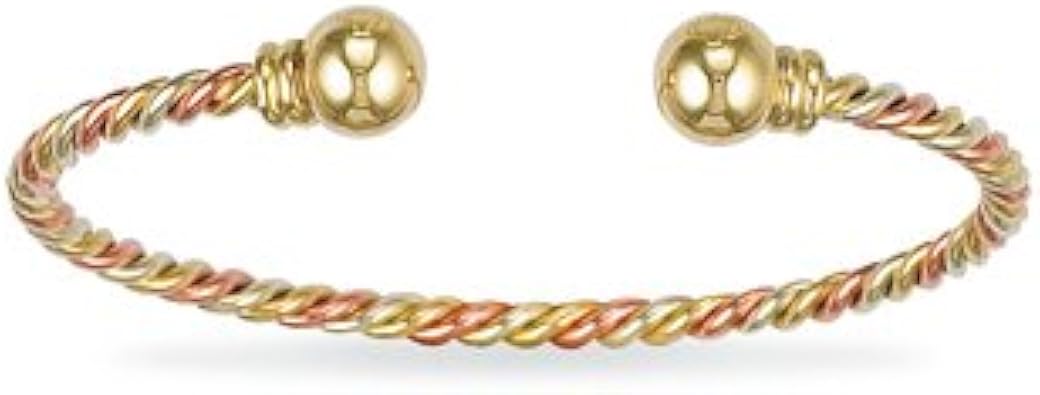 9ct Gold Torque Bangle: Amazon.co.uk: Jewellery