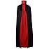 Amazon.com: Rubie's Costume Long Satin Cape,Black/Red,One Size Costume ...