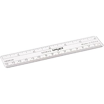Amazon.com : Westcott 6-Inch Flexible Metric Ruler : Office And School ...