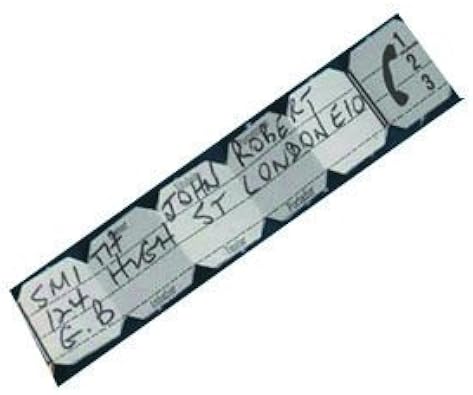 SOS Talisman Spare Information Strip: Amazon.co.uk: Jewellery