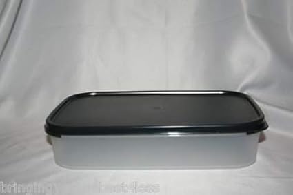 Amazon.com: Tupperware Modular Mates Rectangle 1 Black Seal Holds 8 1/2 ...