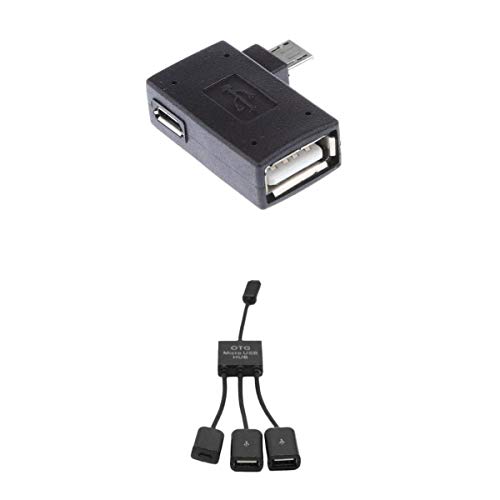 MagiDeal 3 in 1 USB 2.0 OTG Cable Adapter, Micro USB Hub USB - Want It All