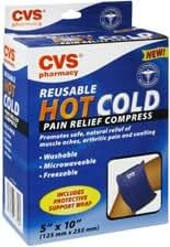 Amazon.com : CVS Reusable Hot Cold Pain Relief Compress : Therapeutic ...