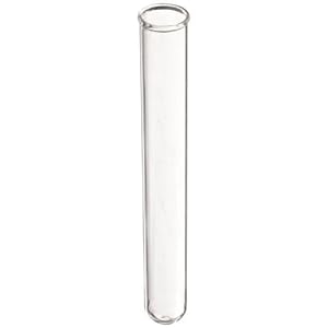 BOROSILICATE GLASS TEST TUBES WITH RIM 75MM x 12MM (PACK 5): Amazon.co ...