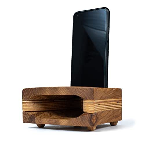 Amazon.com: Cell Phone Passive Amplifier Wooden Phone Speaker for all ...