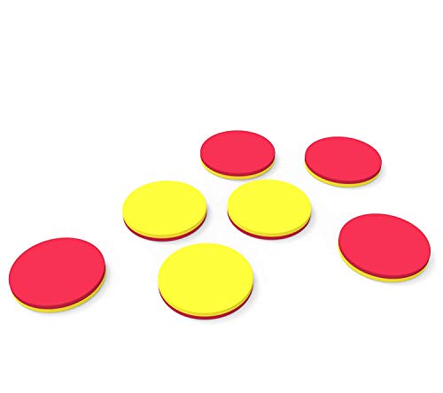 hand2mind Plastic Two-Color Counters, Red and Yellow Counters, Counting ...