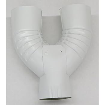 Downspout Funnel, Round 3 inch, White - Gutter Downspouts - Amazon.com