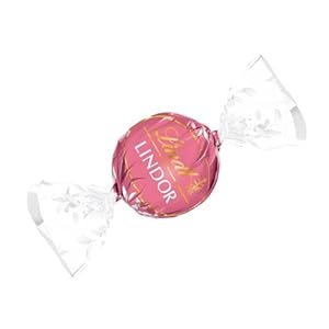 Lindt Lindor Strawberries & Cream White Chocolate Truffles x50 (+bonus ...