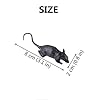 Hocai 10 Pieces Fake Rat Realistic Plastic Fake Mouse Fake Mice Spooky ...