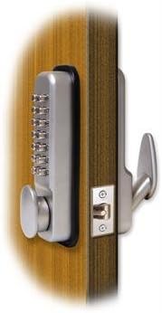 Digital Code Lock Door Lock – Chrome – Weather Resistant KeyPad ...