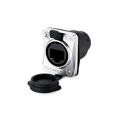 Buy CNLINKO RJ45 Ethernet Industrial Connector, Panel Mount Receptacles ...