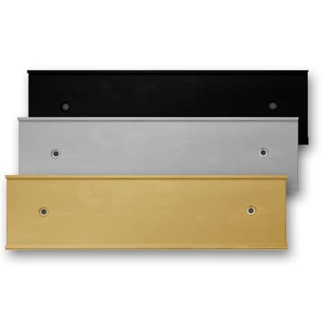 Amazon.com : 2 x 8 Wall Name Plate Holder with Clear Plastic Insert ...