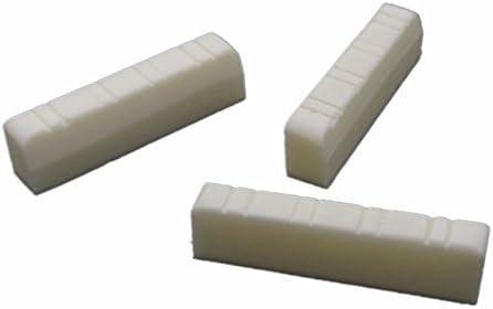 Pxyelec 8 String Mandolin Guitar Bone Real Bone Bridge Nut Pack of 3 ...