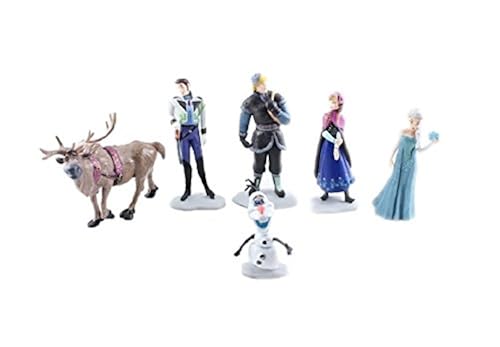 Frozen Cake Decoration Toppers Figures Toy Playset Doll Complete Set ...