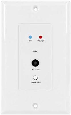 Pyle Bluetooth Receiver Wall Mount - In-Wall Audio Control Receiver w ...