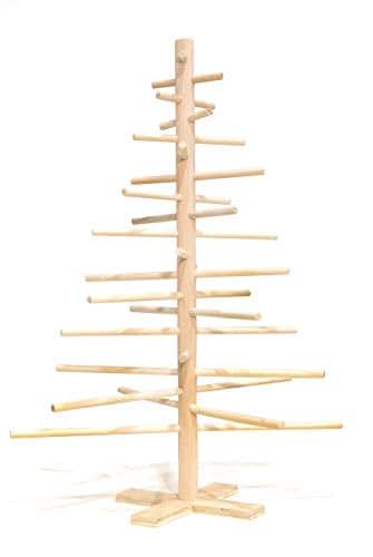 Amazon.com: 2 foot simple wood dowel Christmas tree: Handmade
