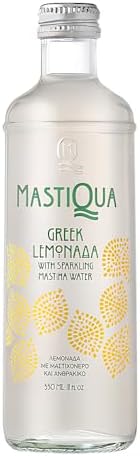 Mastiqua Lemonada with Mastic Glass Bottle 300ML | Sprakling Greek ...