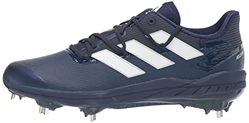 Mens 8.5 Adidas Adizero Afterburner 8 Navy Blue Metal Baseball Cleats ...