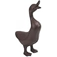 Amazon.com : Full Bodied Cast Iron Duck Garden Figure : Outdoor Statues ...