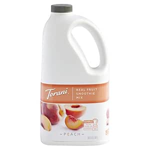 Amazon.com : Torani Real Fruit Smoothie Smoothie Mix, Peach, 64 Ounce ...