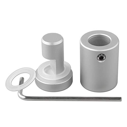 Side Clamp Standoffs 3/4" x 1" Satin Aluminum, Edge Grip Standoffs for ...