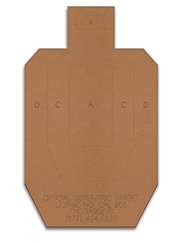 Official USPSA/IPSC Cardboard Shooting Targets, Competition Torso ...