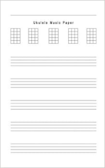 Ukulele Music Paper: Composition and Songwriting Ukulele Music Song ...