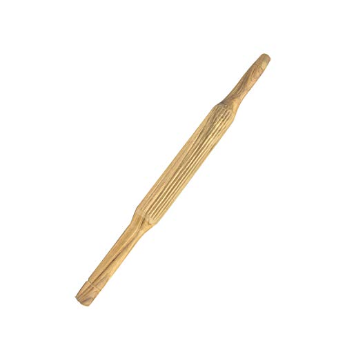 YADNESH Wooden Rolling Pin Papad Style Roller Belan Lining Roller ...