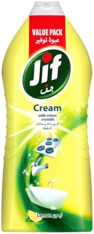Jif Cream Cleaner Value Pack, Lemon, eliminates grease, burnt food ...