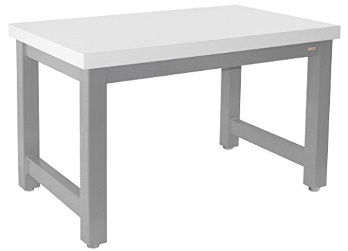 BenchPro Extreme Heavy Duty Steel Work Bench with Blue Paint and White ...