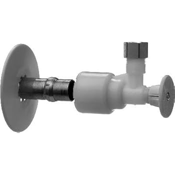 Accor Technology Inc 1/2X3/8Wht Pushon Valve Po5-3 R Valves Stop Angle ...