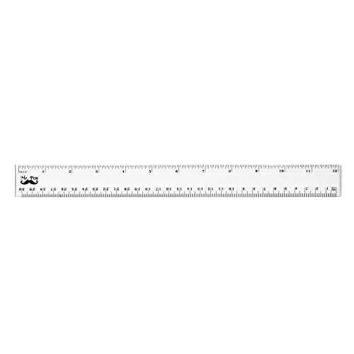 Mr. Pen- Ruler, 24 Pc Rulers (12",6"), Ruler 12 inch, Clear Ruler, 6 ...