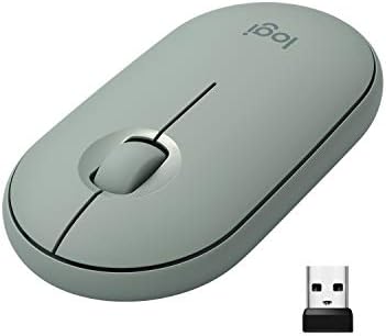 Logitech Pebble Wireless Mouse with Bluetooth or 2.4 GHz Receiver ...