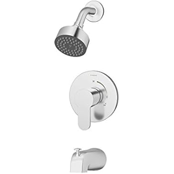 Moen 82602 Adler 2 Handle Tub & Shower Chrome Finish Faucet 2 1-Spray ...