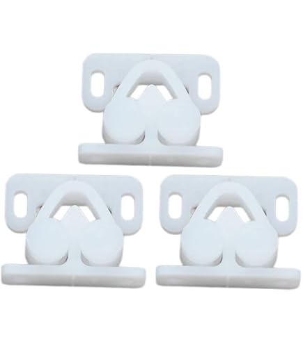 Boat Door Latch 3Pcs White Marine Boat Ball Catch Door Cupboard ...