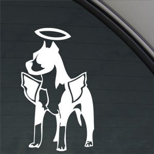 Amazon.com: Pitbull Dog Angel With Wings Decal Window Sticker: Automotive